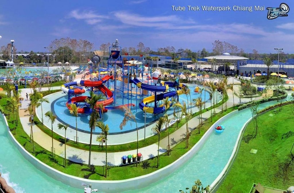 เล่นน้ำคลายร้อนที่ Tube Trek Water Park | CM expert